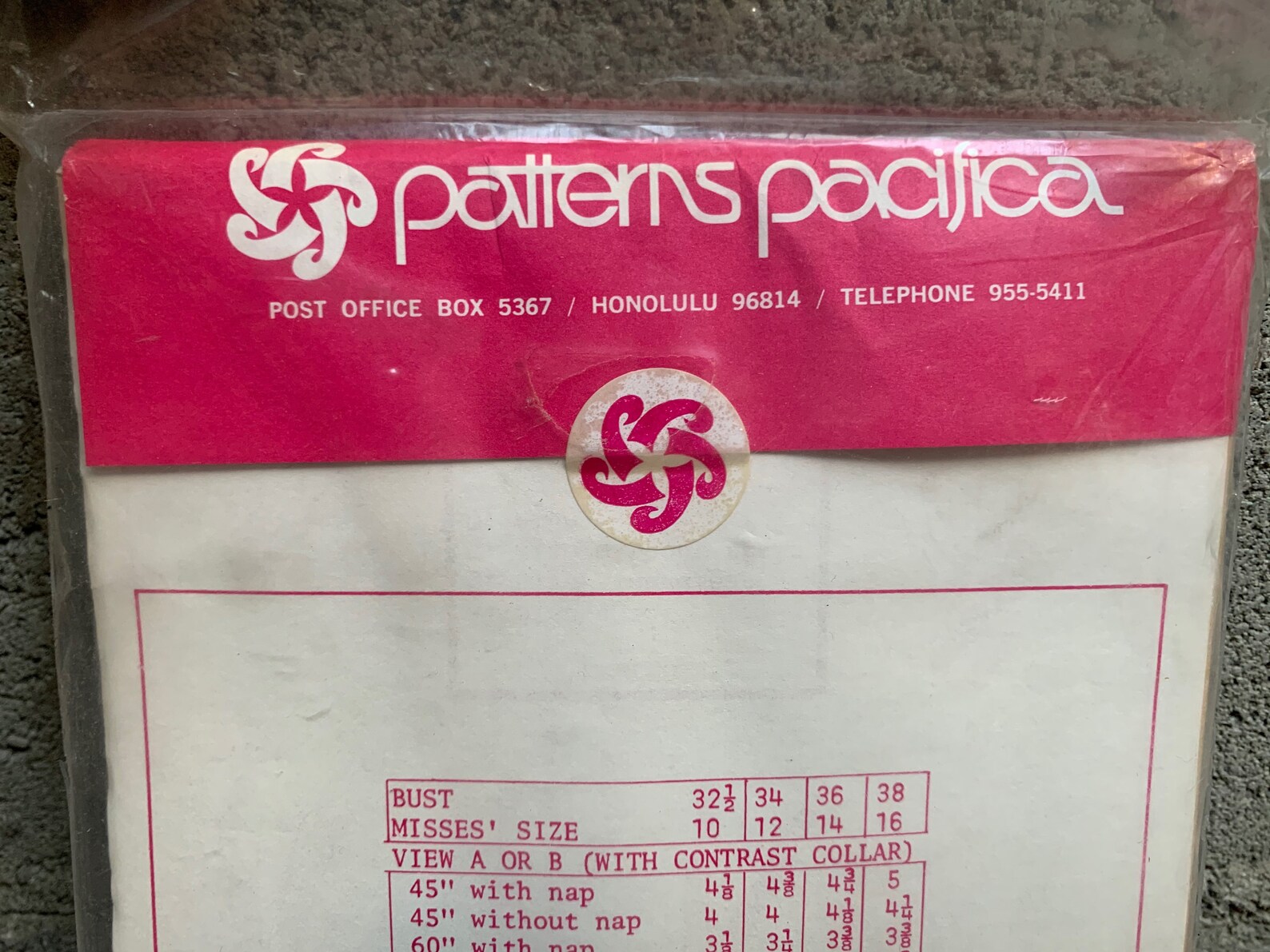 70s Patterns Pacifica 3067 Pattern Hawaiian Dress // Size 10 - Etsy