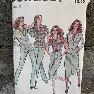 80s Butterick 6992 Pattern Rena Rowan of Jones New York Misses' Jacket ...