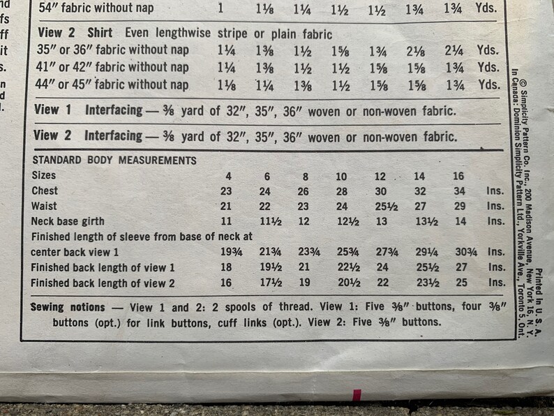 50s Simplicity 3873 Pattern Boy's Contour Shirts dress or - Etsy