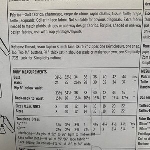 80s Simplicity 8432 Pattern Christie Brinkley Misses' Skirt and Fitted ...