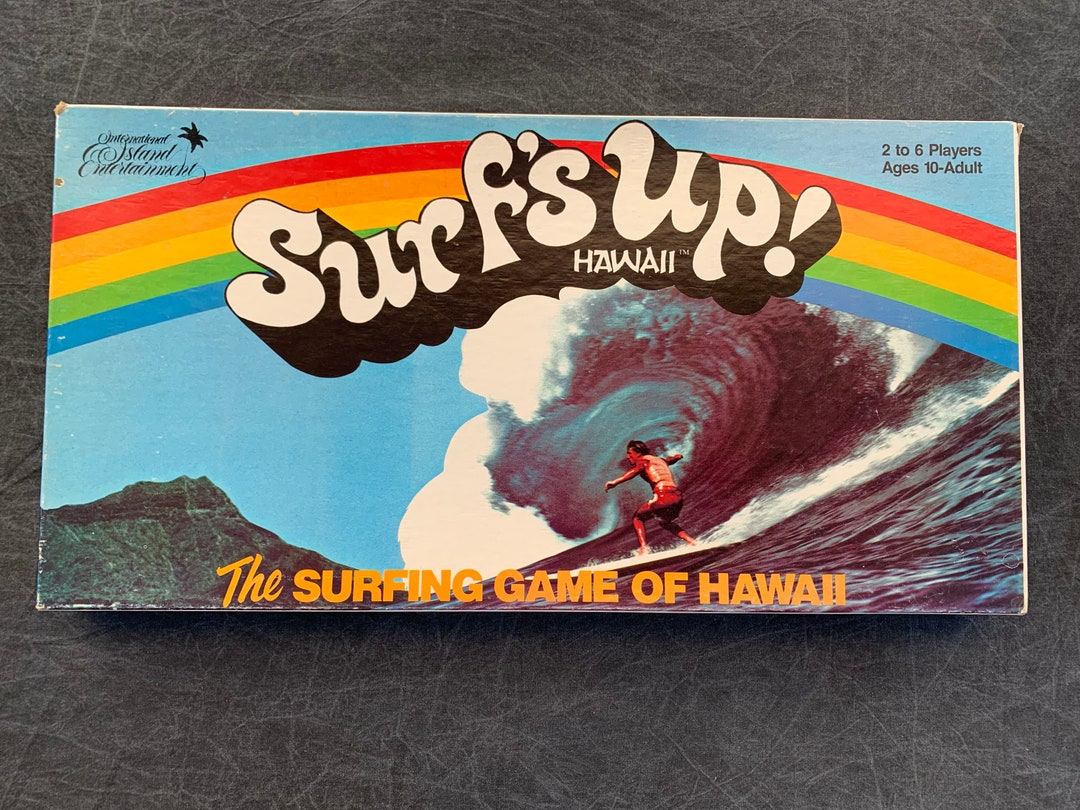 Vintage Surf's up Hawaii Board Game, the Surfing Game of Hawaii - Etsy