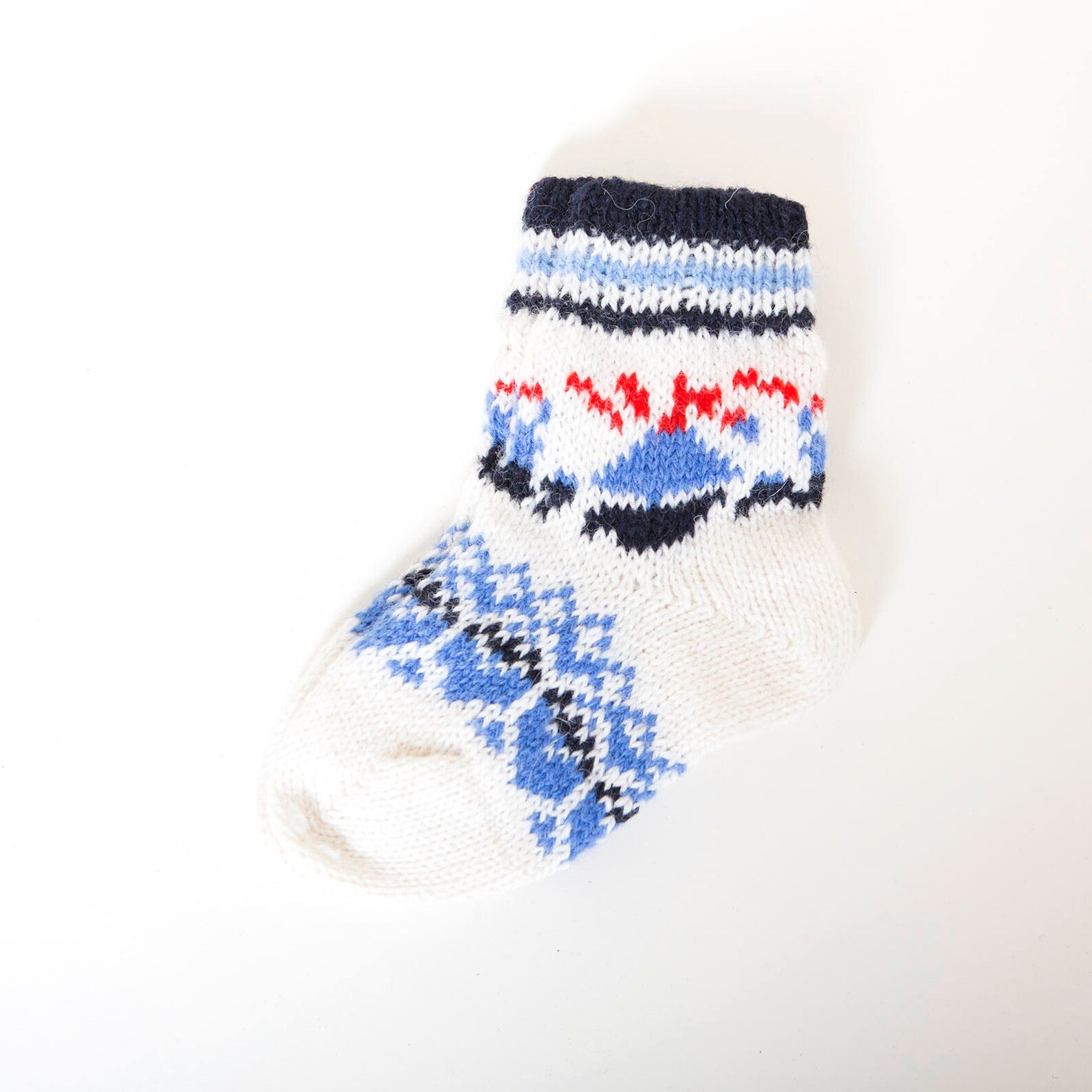 Blue Baby Socks, Blue White Socks, Baby Socks Gift, Gift for Parent ...