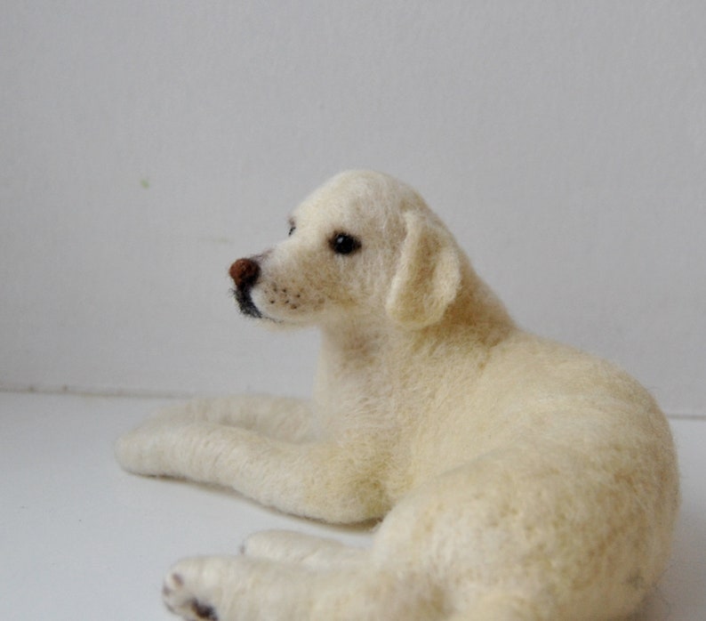 Needle Felted Dog Custom Made Dog Portrait Labrador - Etsy