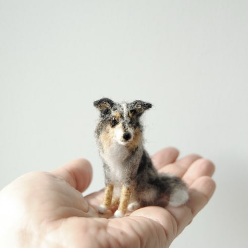 Custom Made Pet Portrait SMALL SIZE Needle Felted Miniature - Etsy