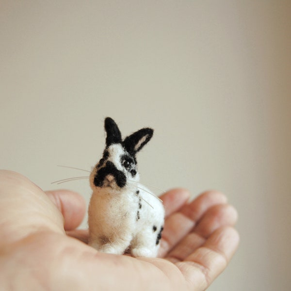 Needle Felted Rabbit - Etsy