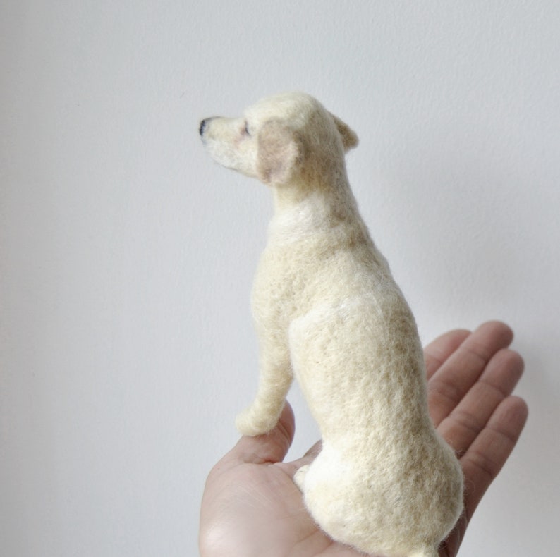 Needle Felted Dog Custom Made Dog Portrait Labrador - Etsy