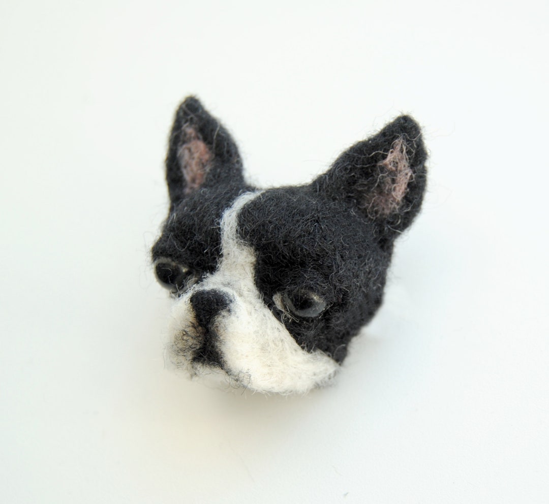 Custom Made Pet Pin, Personalized Pet Lover Gift, Felted Dog or Cat ...