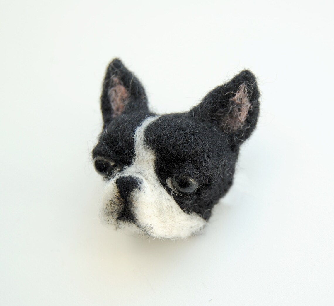 Custom Made Pet Pin Personalized Pet Lover Gift Felted Dog - Etsy