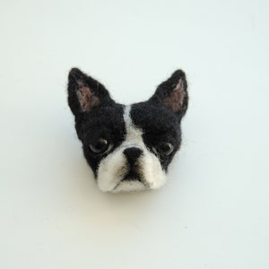 Custom Made Pet Pin, Personalized Pet Lover Gift, Felted Dog or Cat ...