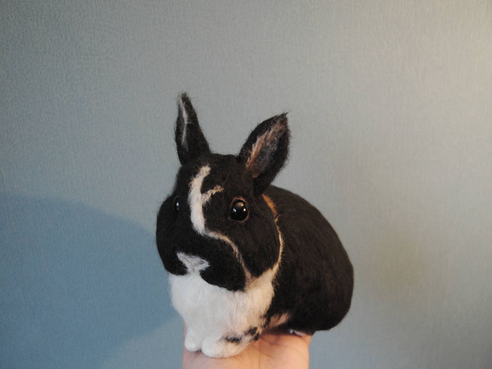 Needle Felted Rabbit Custom Made Handmade Bunny Lop Eared | Etsy
