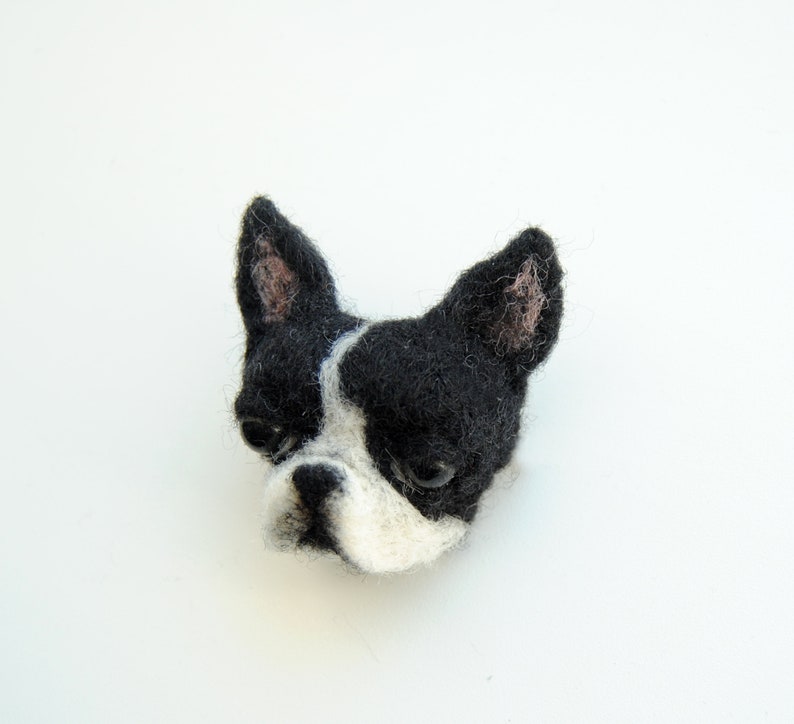 Custom Made Pet Pin Personalized Pet Lover Gift Felted Dog | Etsy