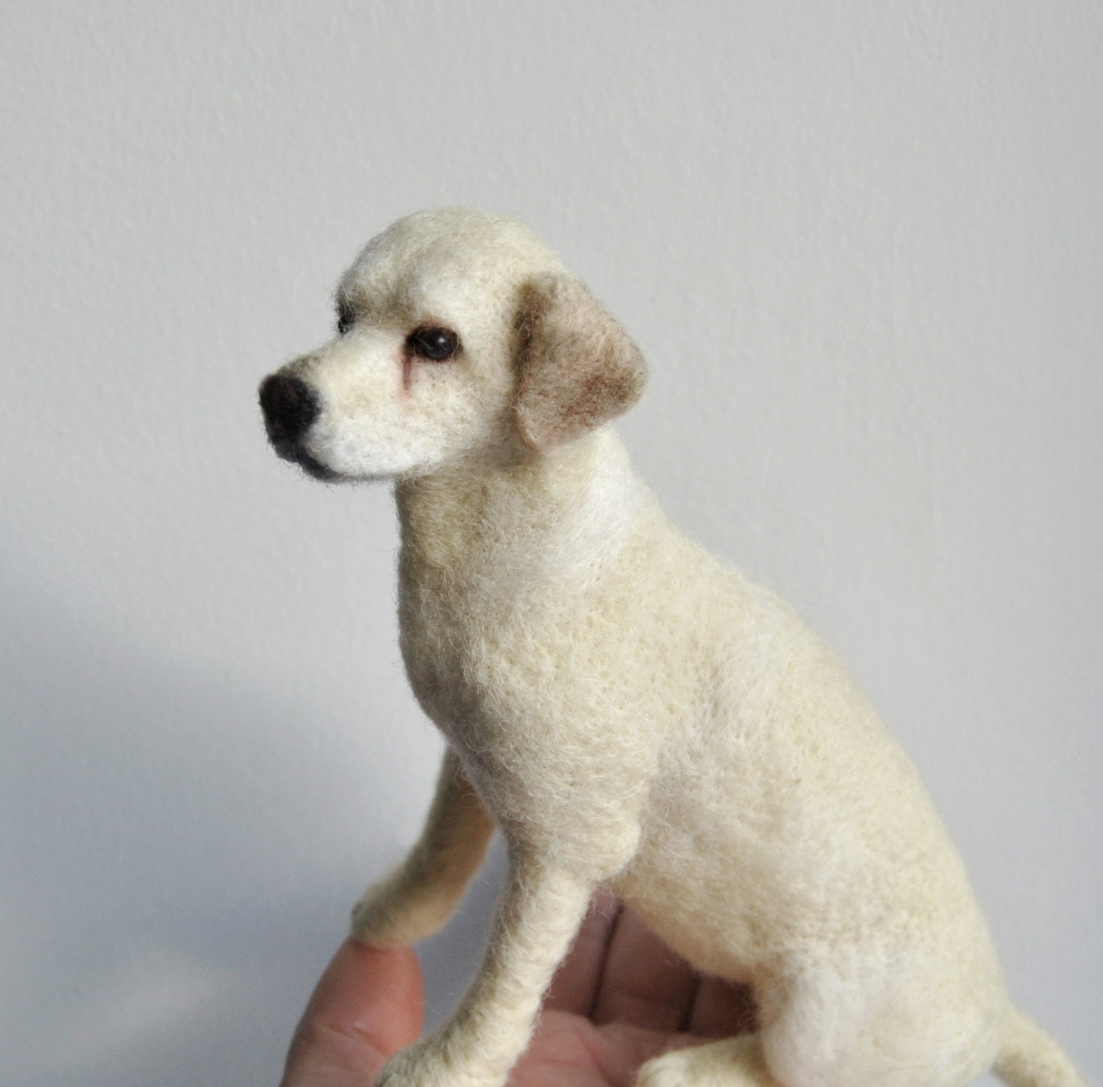 Needle Felted Dog Custom Made Dog Portrait Labrador - Etsy