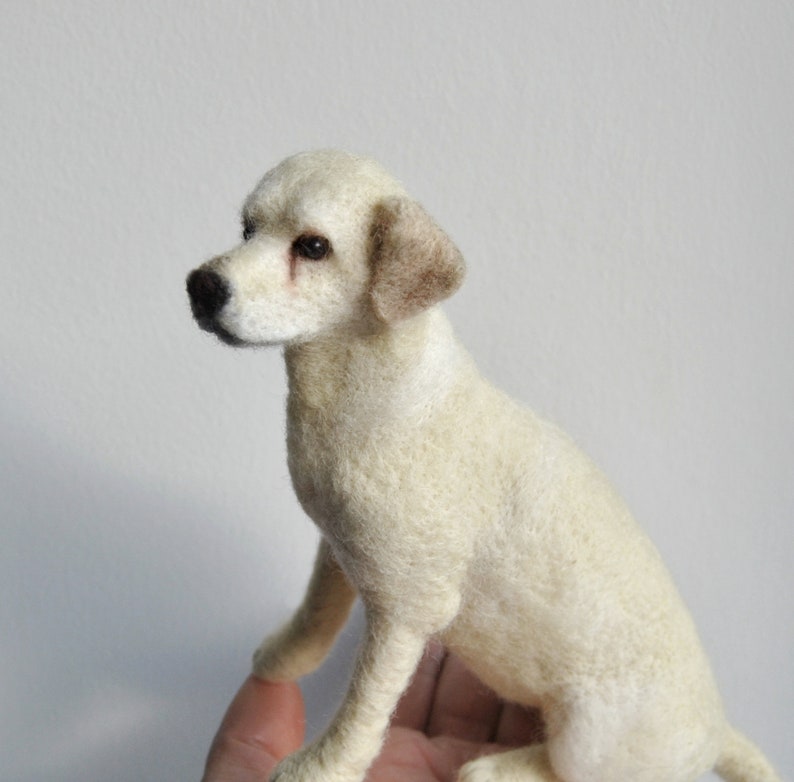 Needle Felted Dog Custom Made Dog Portrait Labrador - Etsy