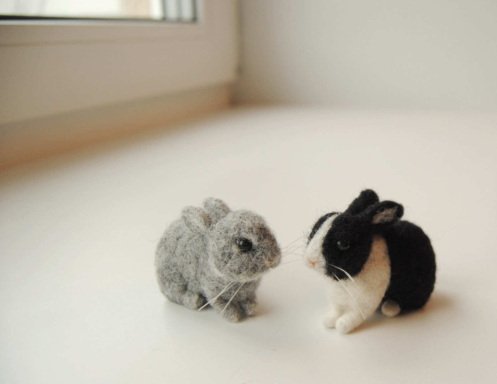 Needle Felted Rabbit Lifelike Felt Rabbit Miniature: Will Be | Etsy