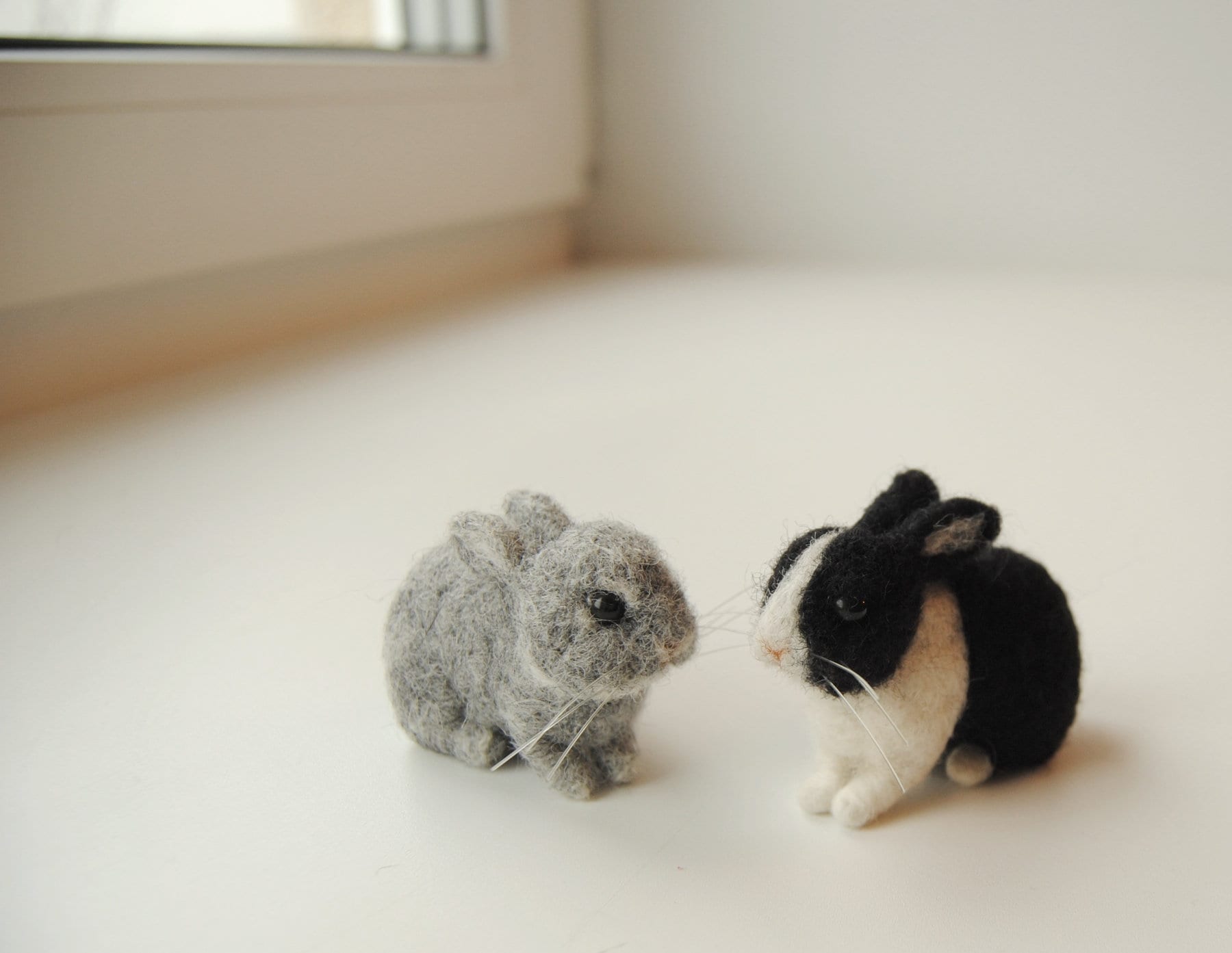 Needle Felted Rabbit Lifelike Felt Rabbit Miniature Will Be - Etsy