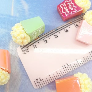 Pack of Cute 3D Popcorn Beads, Shiny Acrylic Random Mixed Colour, Can ...