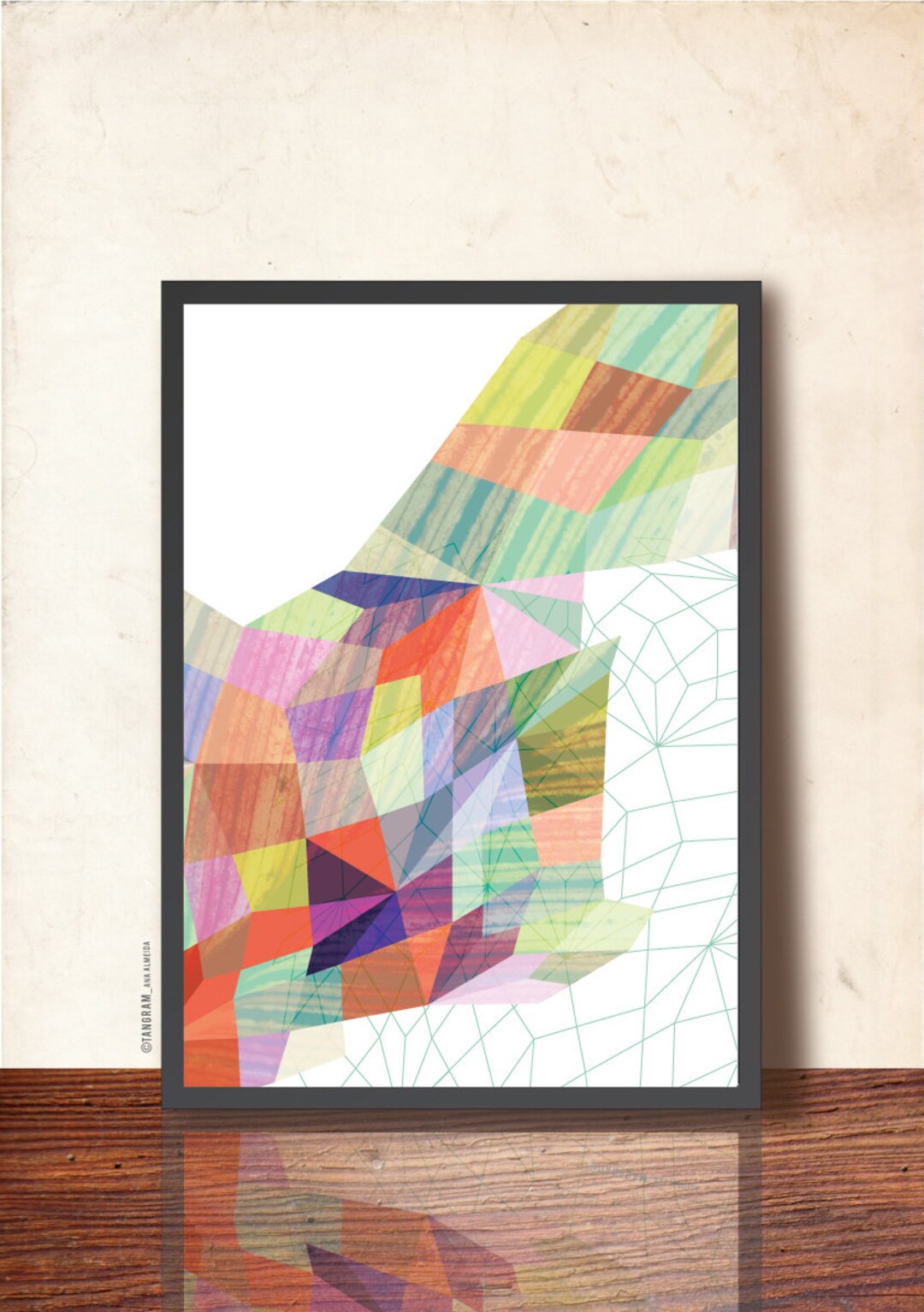 Geometric Print, Geometric Art. Poster Print, Abstract Wall Art ...