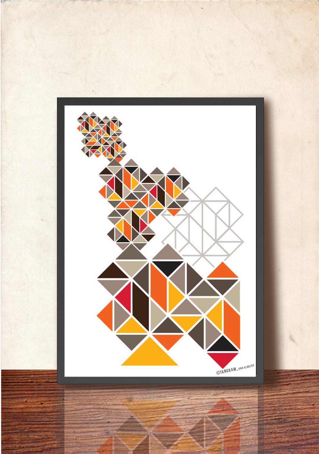 Geometric Art. Poster Print. Abstract Wall Art. Geometric Poster ...