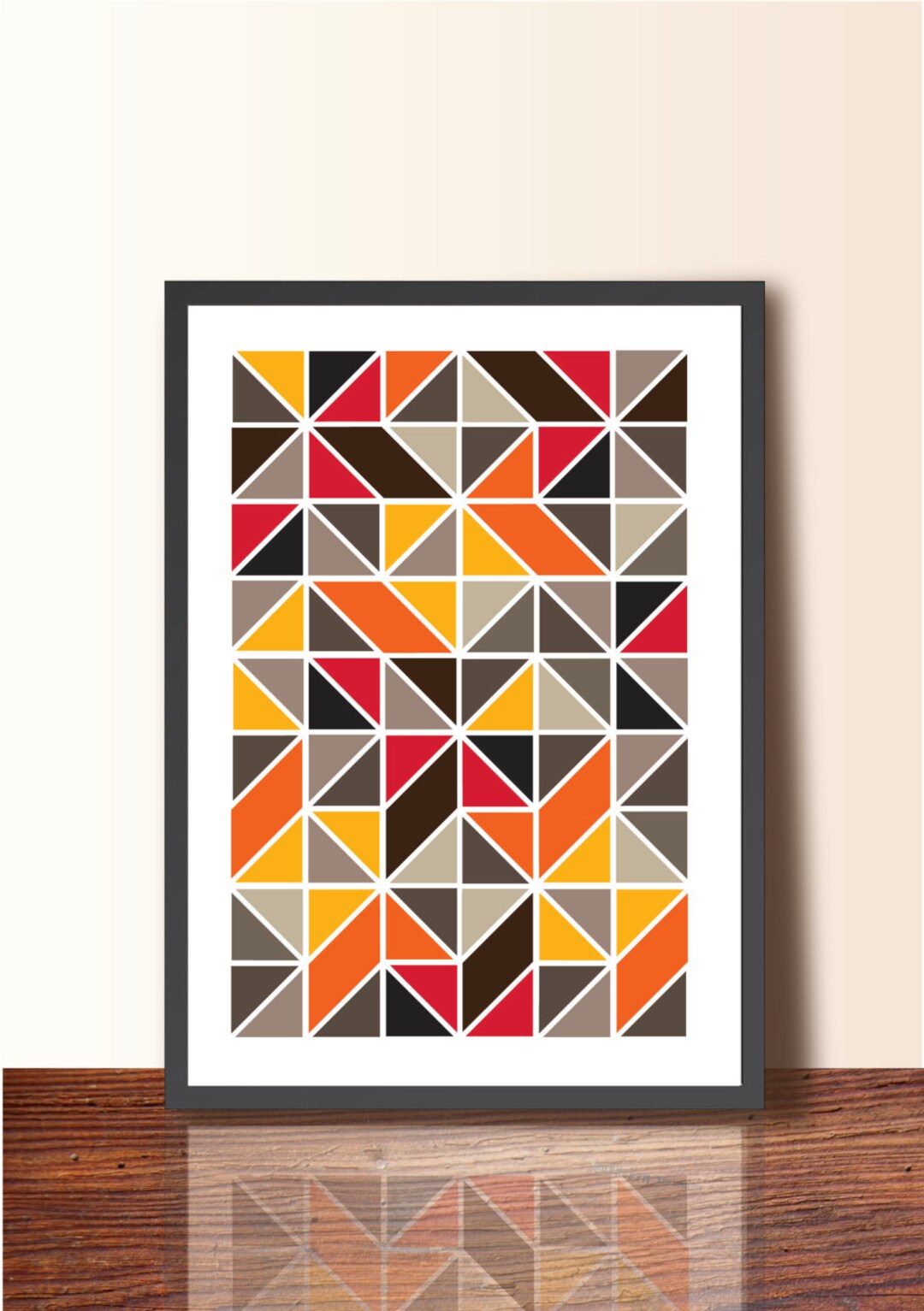 Geometric Print. Geometric Poster Print, Wall Art. Scandinavian Design ...