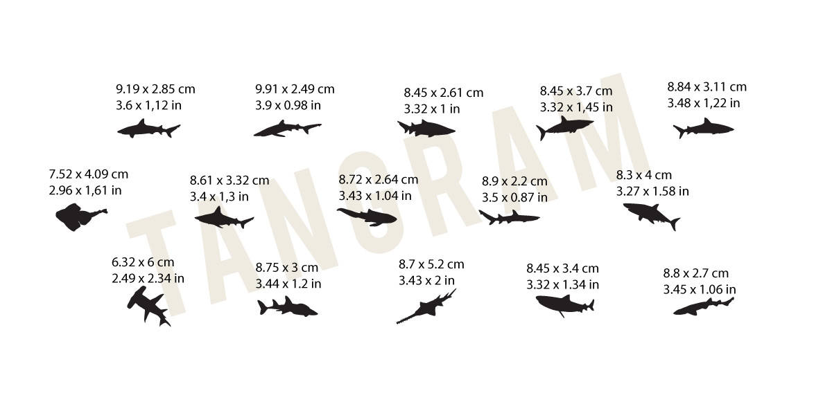 Sharks Vinyl Decals. White Sharks Wall Decals. Shark Vinyl Stickers ...