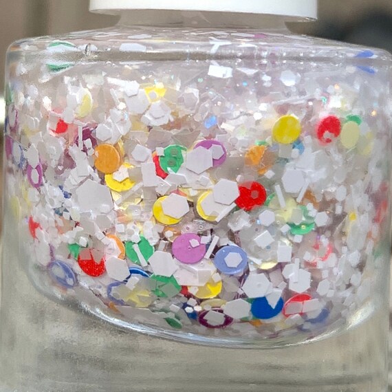 Cereal Milk Handmade Glitter Nail Polish 10-free Vegan | Etsy