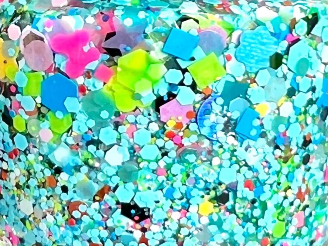 Mermaid Freckles - Handmade Glitter Nail Polish - 21-free, Vegan, Cruelty-free - Etsy