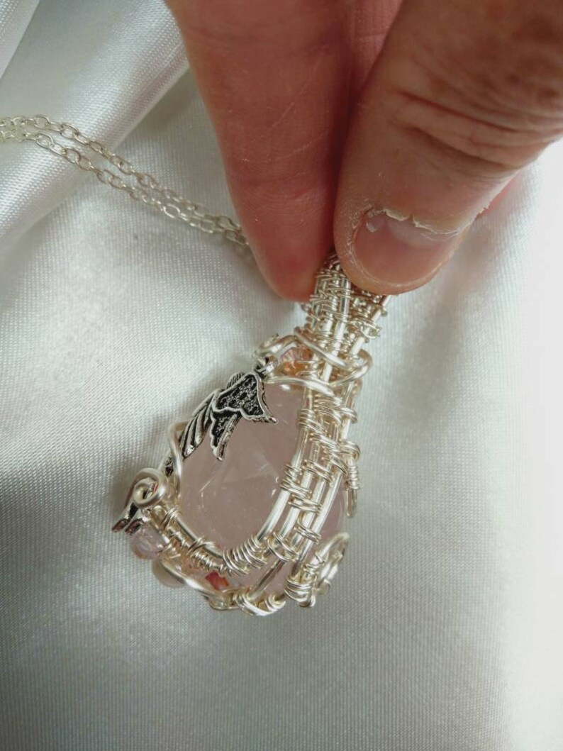 Angel Called Rose Pendant | Etsy