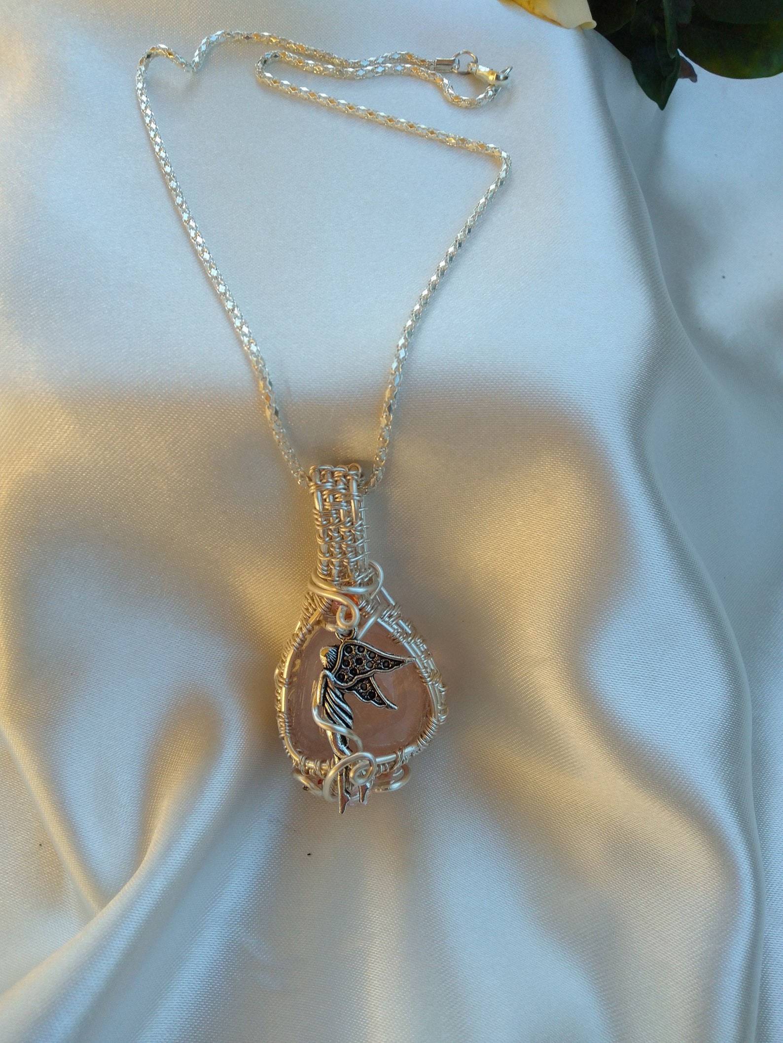 Angel Called Rose Pendant - Etsy Australia