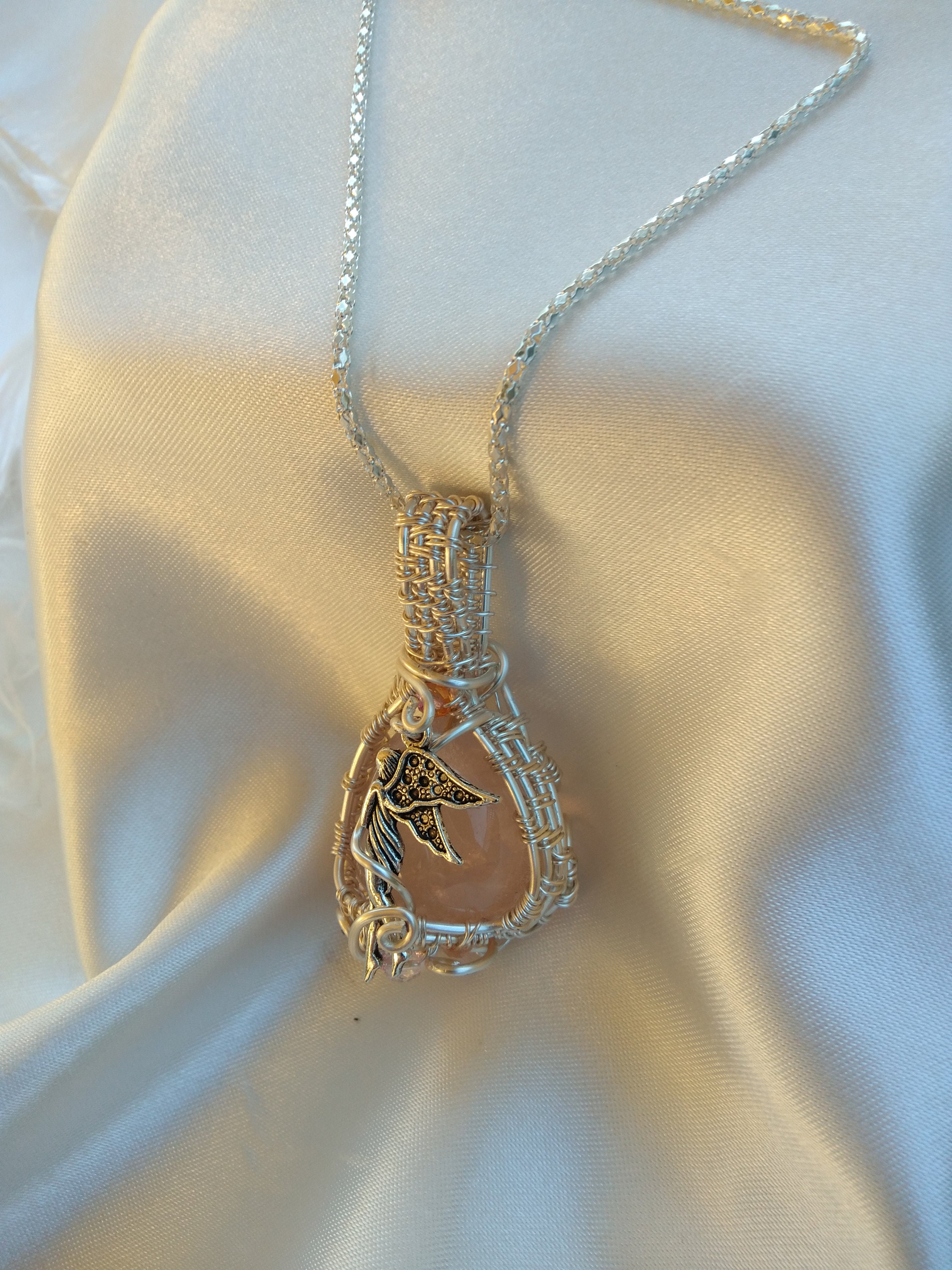 Angel Called Rose Pendant - Etsy Australia