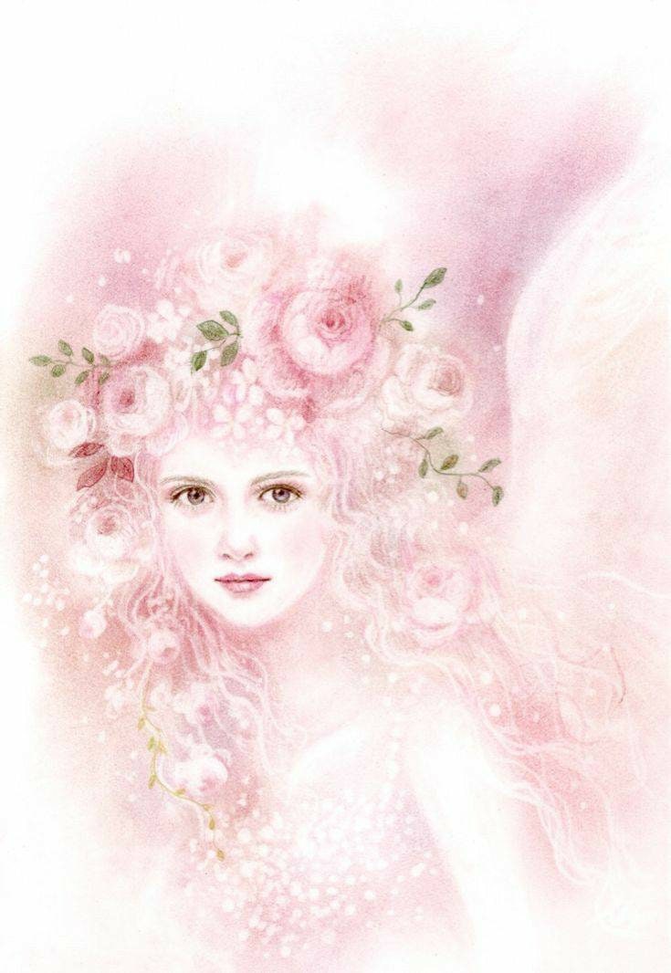 Angel Called Rose Pendant | Etsy