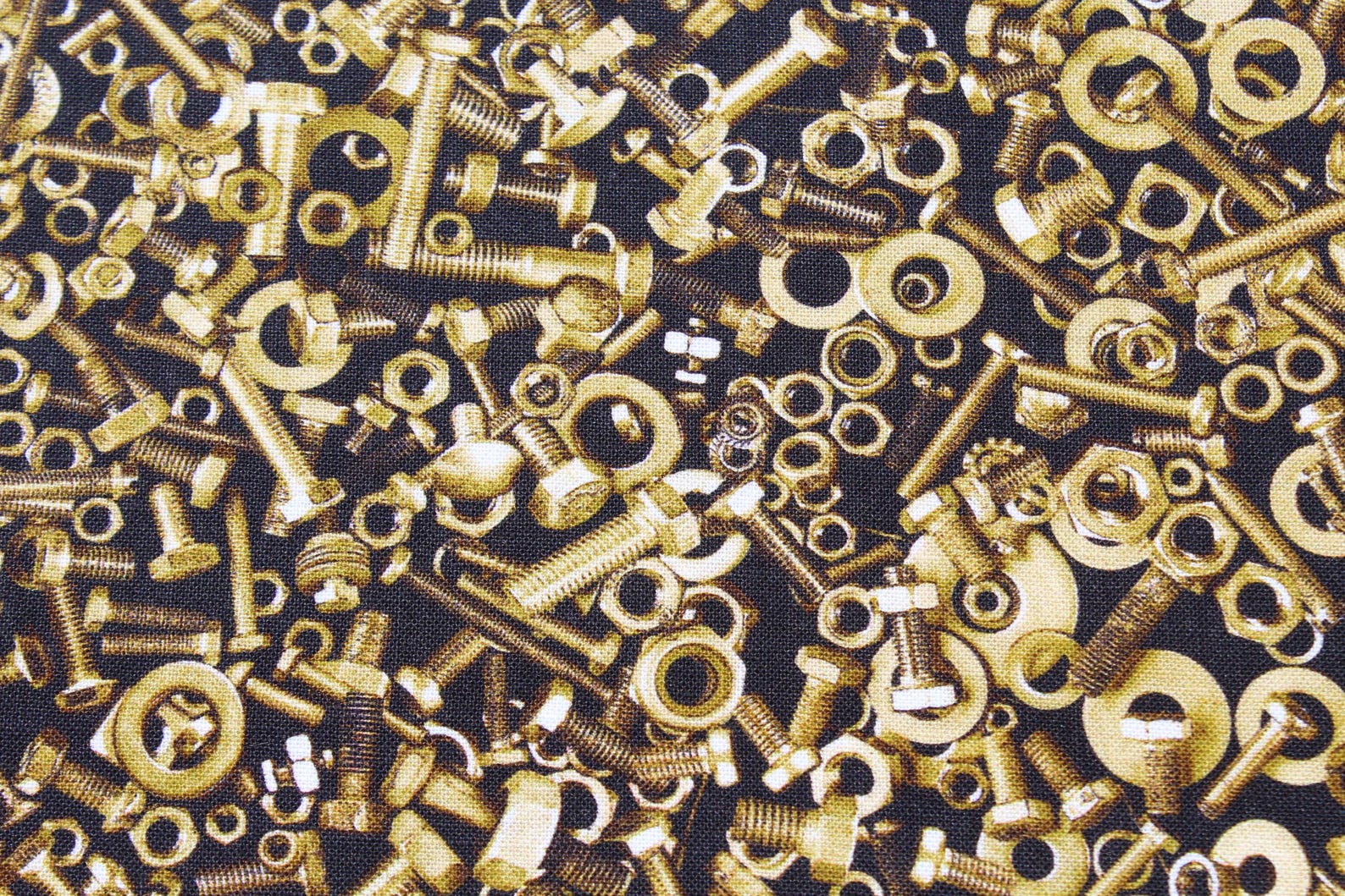 Steampunk Screws & Bolts Cotton Fabric: Urban Essence Quilting - Etsy