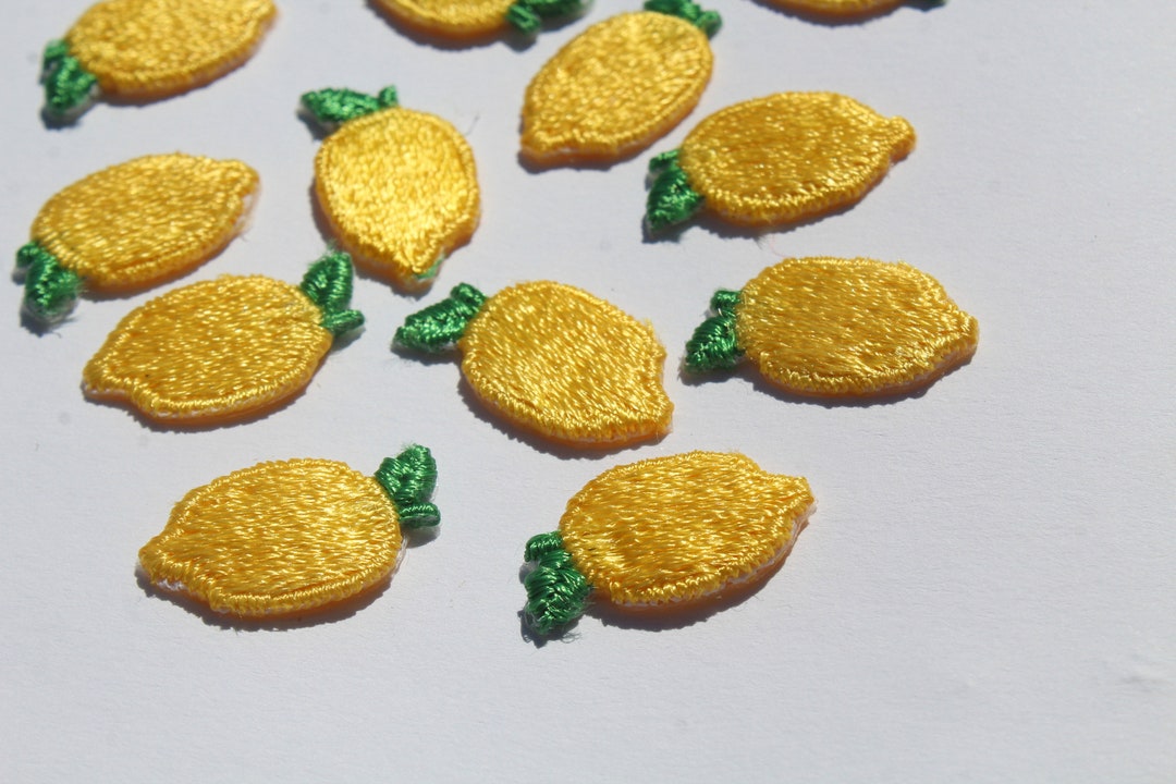 Cute Vintage Lemon Iron on Applique Patches Iron for DIY Scrapbook ...