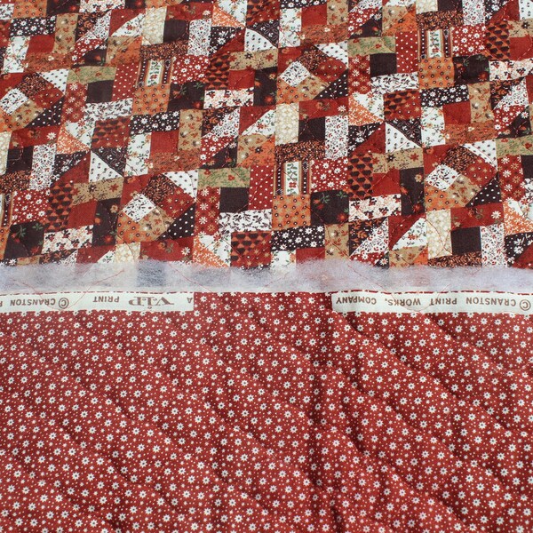 Pre Quilted Christmas Fabric - Etsy