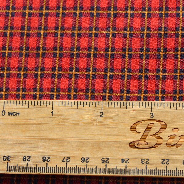Vintage Plaid Fabric - Etsy