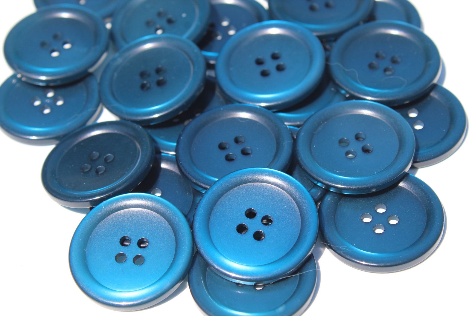 Lot of 50 Large Royal Blue Crafting Buttons 1 1/8 Inch Ear - Etsy