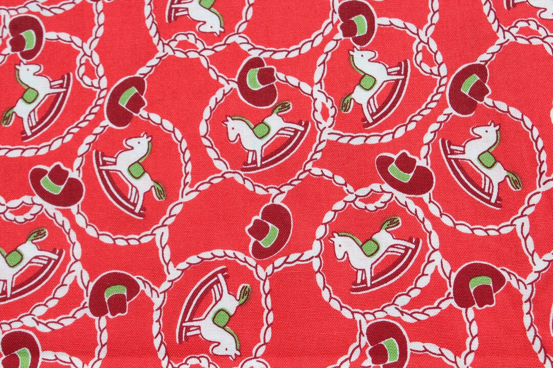 Storybook Ranch 1930s Vintage Style Reproduction Cotton Fabric by the ...