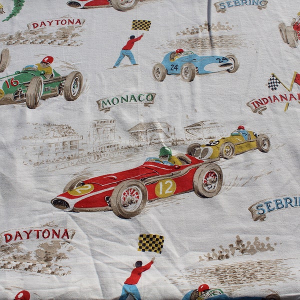 Vintage Car Fabric - Etsy