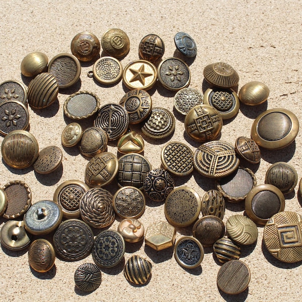 Metal Buttons for Jewelry - Etsy