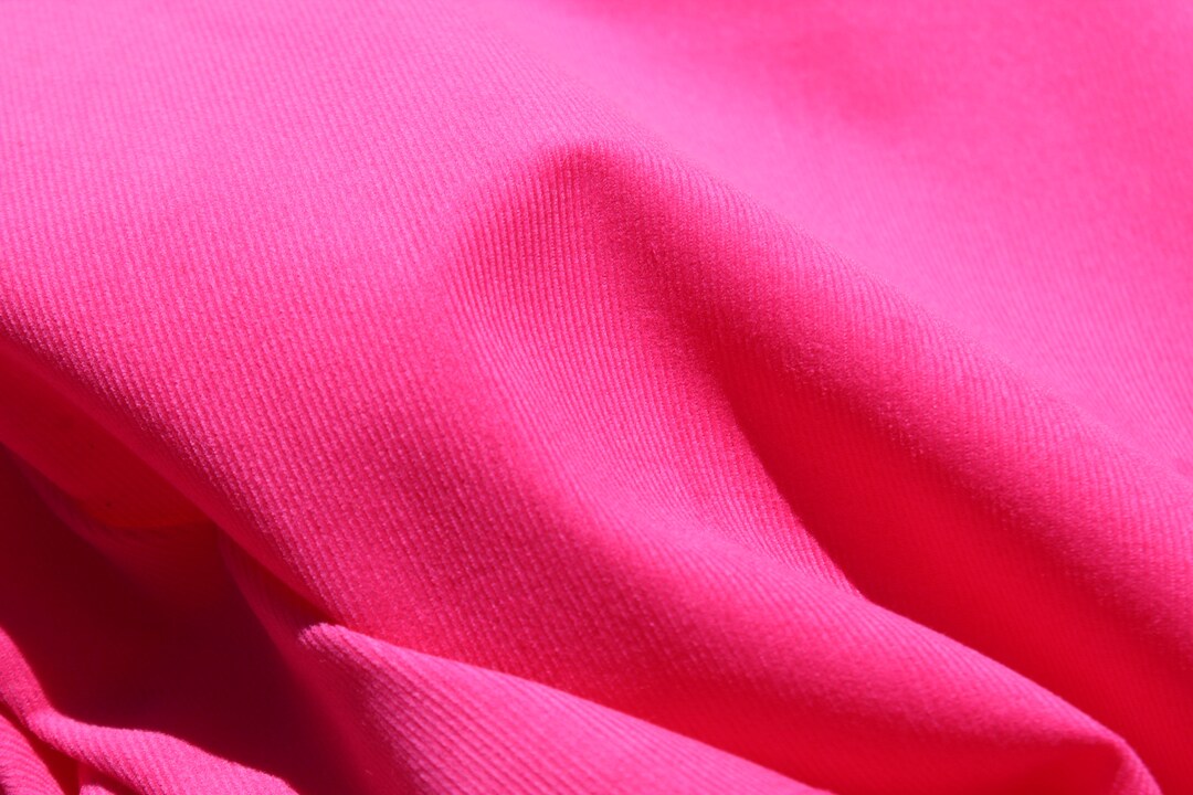 Raspberry Hot Pink 100% Cotton Thin 21 Wale Cordoroy Fabric by the Yard ...