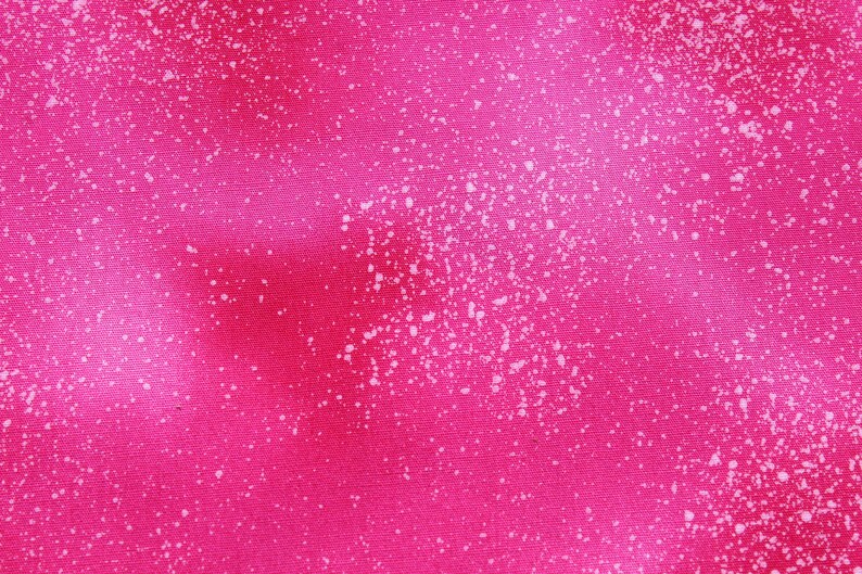 Hot Pink Abstract Print Cotton Fabric by the Yard, - Etsy