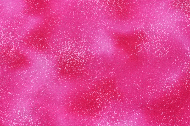 Hot Pink Abstract Print Cotton Fabric by the Yard, - Etsy