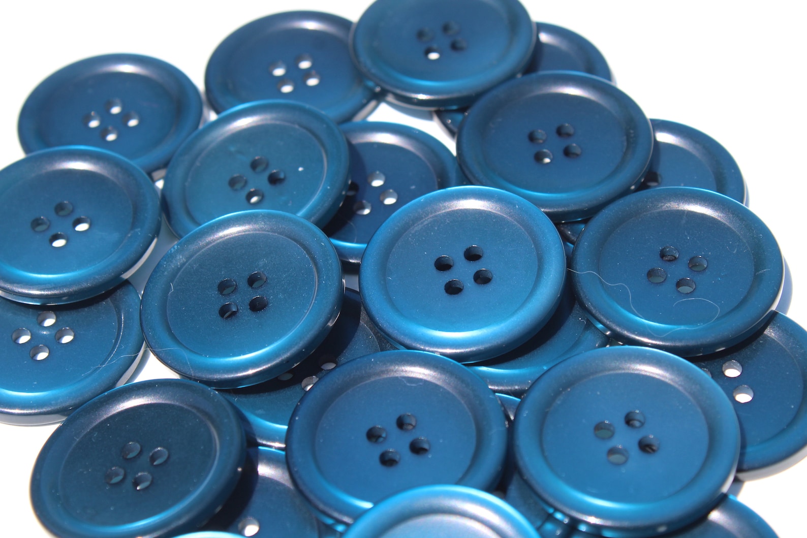 Lot of 50 Large Royal Blue Crafting Buttons 1 1/8 Inch Ear - Etsy