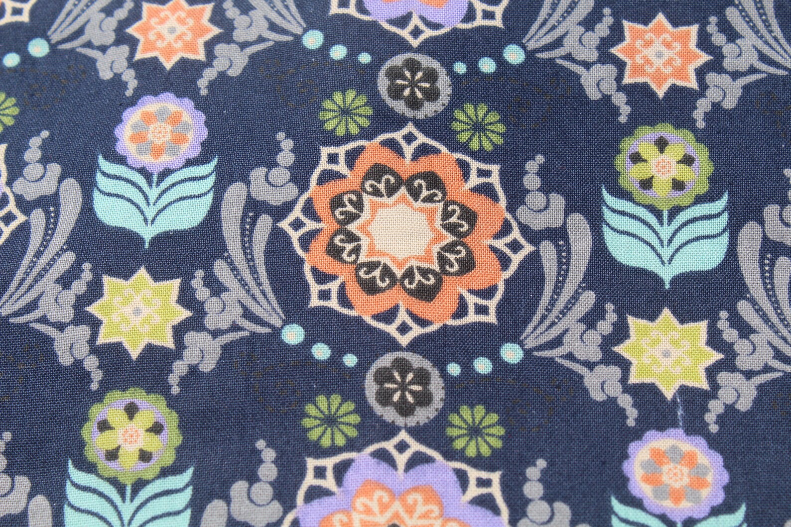 Scandinavian Swedish Style Floral Print Fabric by the Yard - Etsy