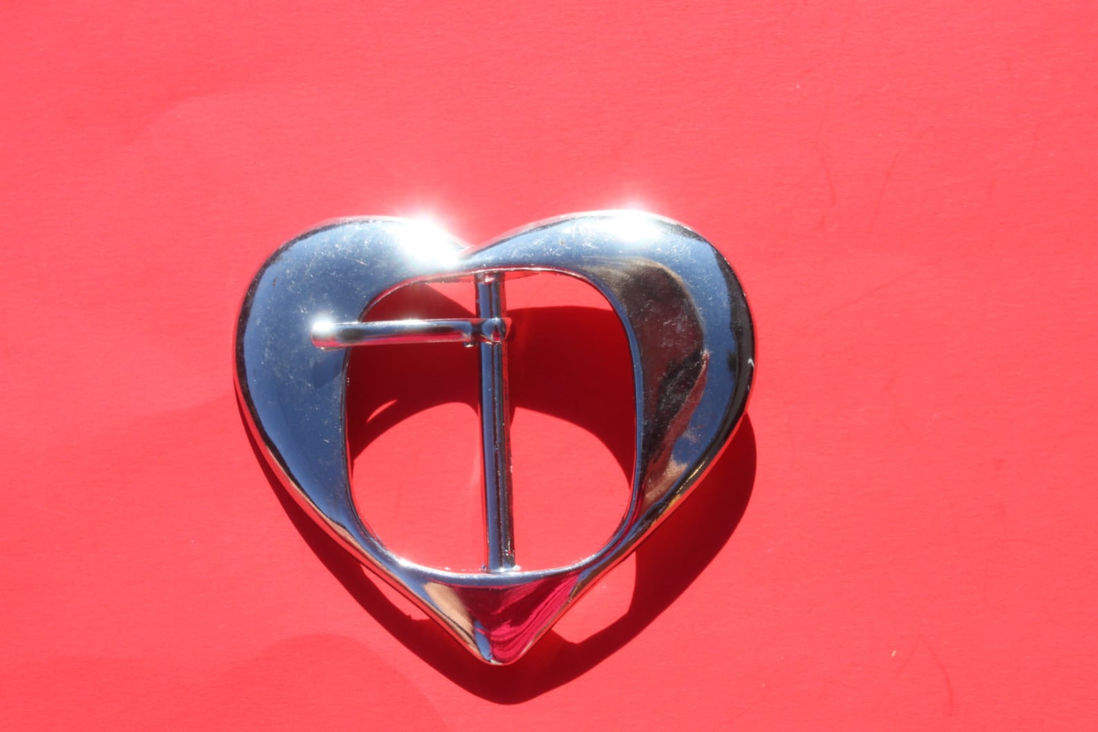 Large Heart Shaped Belt Buckles Silver Coated Plastic Heart - Etsy