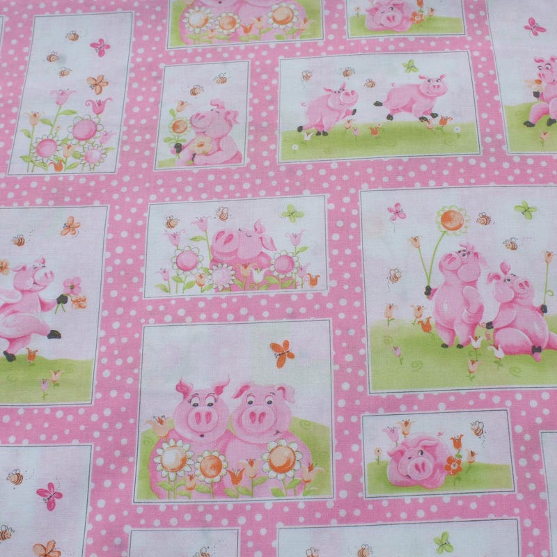 Pig Fabric - Etsy