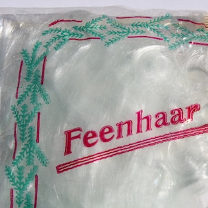 German Old Fashioned White Angel Hair Feenhaar Holiday - Etsy