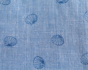 Small Print Blue Fabric - Etsy