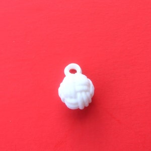 Vintage Lot of 20 Small Round Faux Chinese Knot Plastic Ball Buttons ...