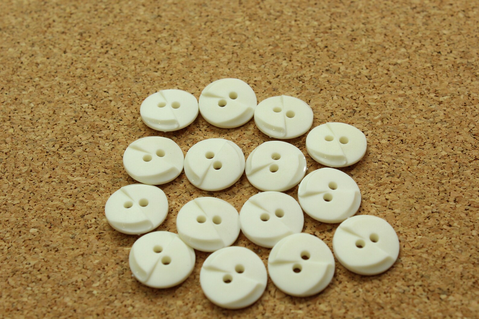 Natural Creamy White Crafting Buttons Plastic 5/8 | Etsy