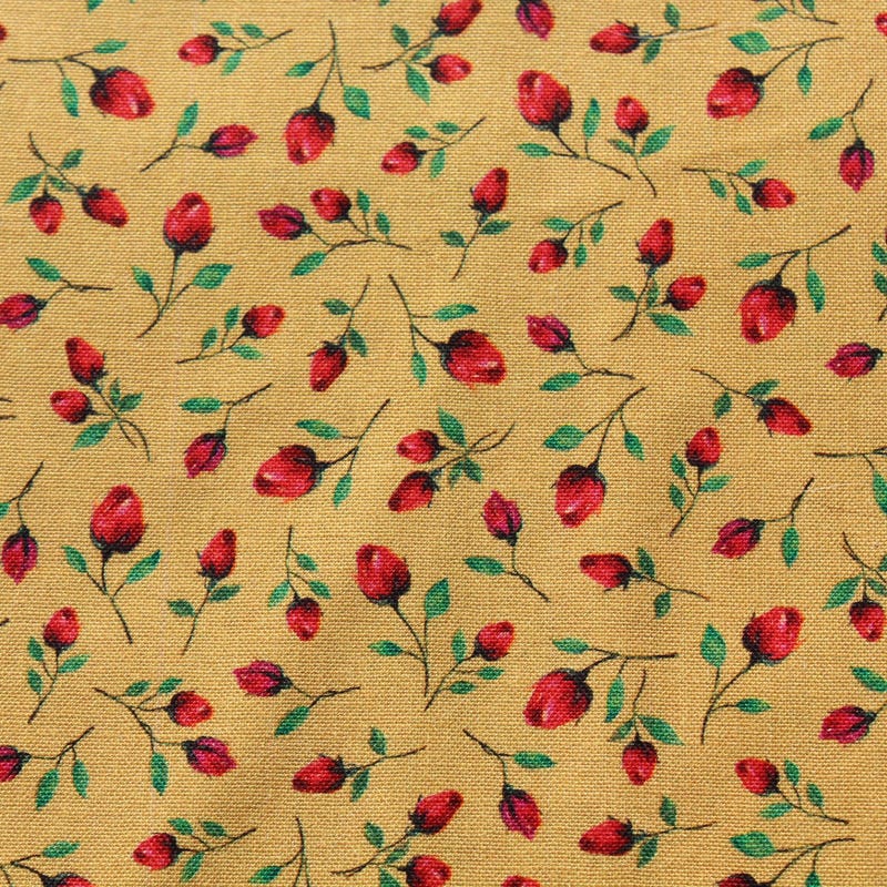 Yellow Rose Fabric - Etsy